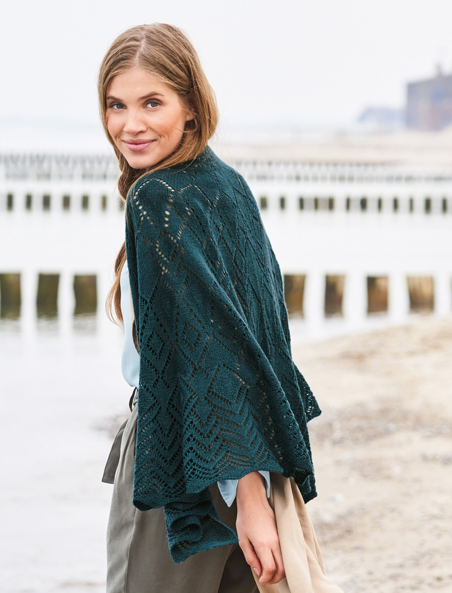 Lana Grossa HALFRONDE DOEK Cool Wool Fine | FILATI Doeken & Co. Uitgave ...